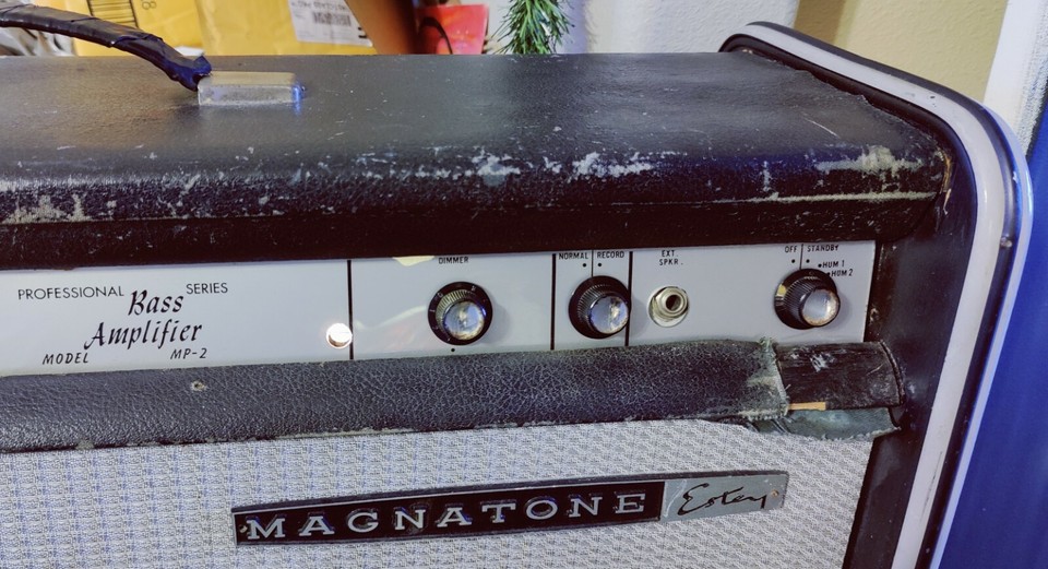 Magnatone MP-2 Tube Combo Amplifier for Bass. (AND Electric Guitar ...