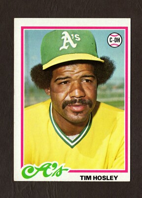 1978 Topps Baseball Card #261 Tim Hosley - Oakland Athletics | eBay
