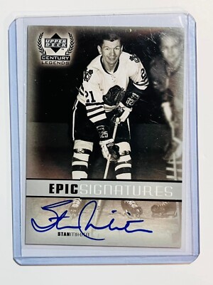 1999-00 UD Century Legends Epic Signatures #SM Stan Mikita Autograph ...