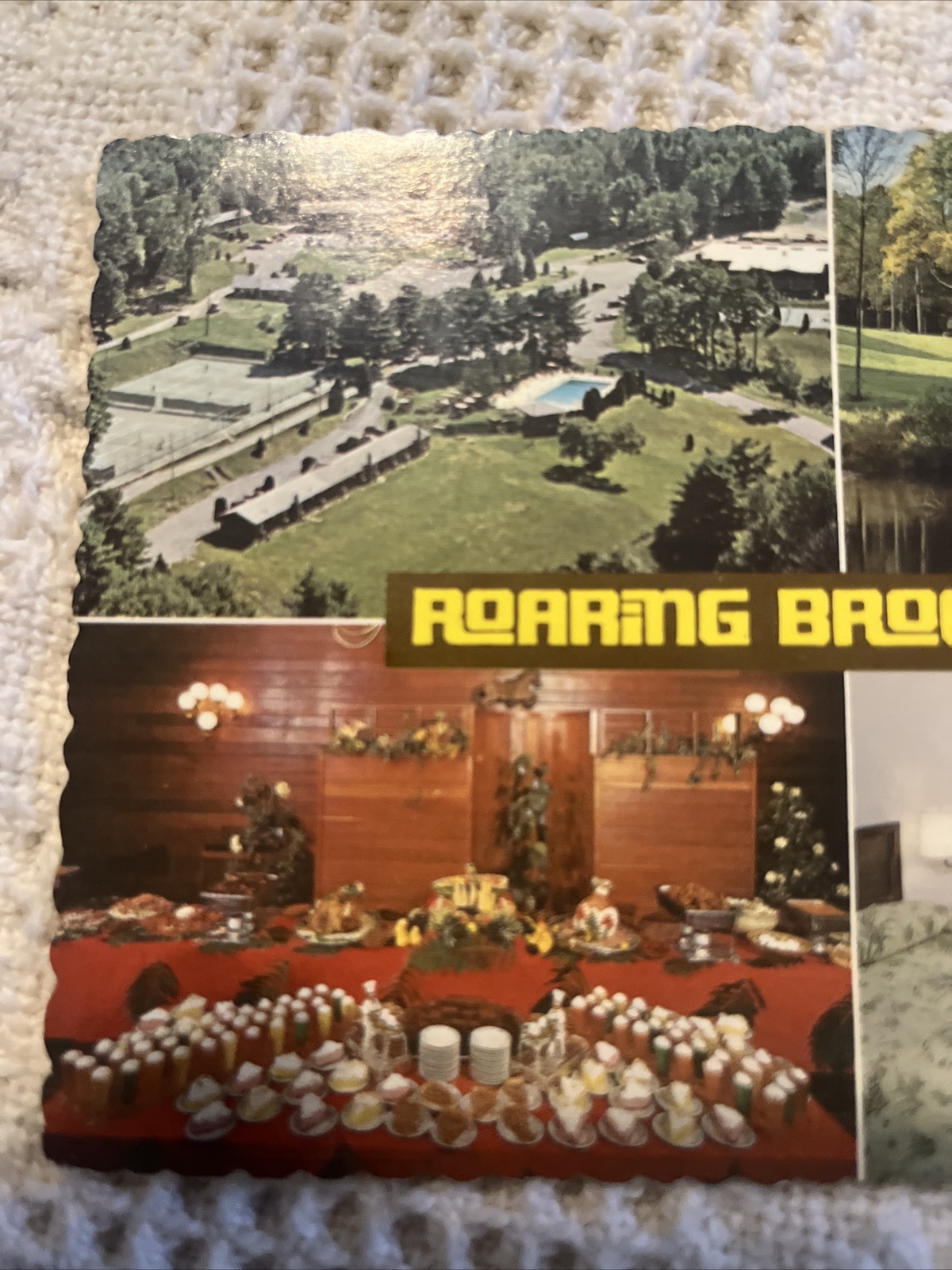 Roaring Brook Ranch & Resort Lake George NY VTG Postcard Dexter Press ...