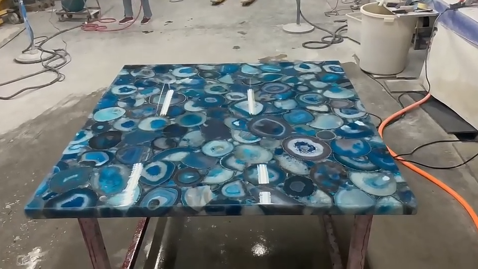 Natural Blue Quartz Stone Countertop / quartz Stone Slabs /coffee table ...