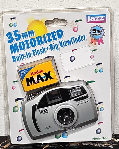 Vintage Jazz 35mm Motorized Camera With Built In Flash Model 506 ...