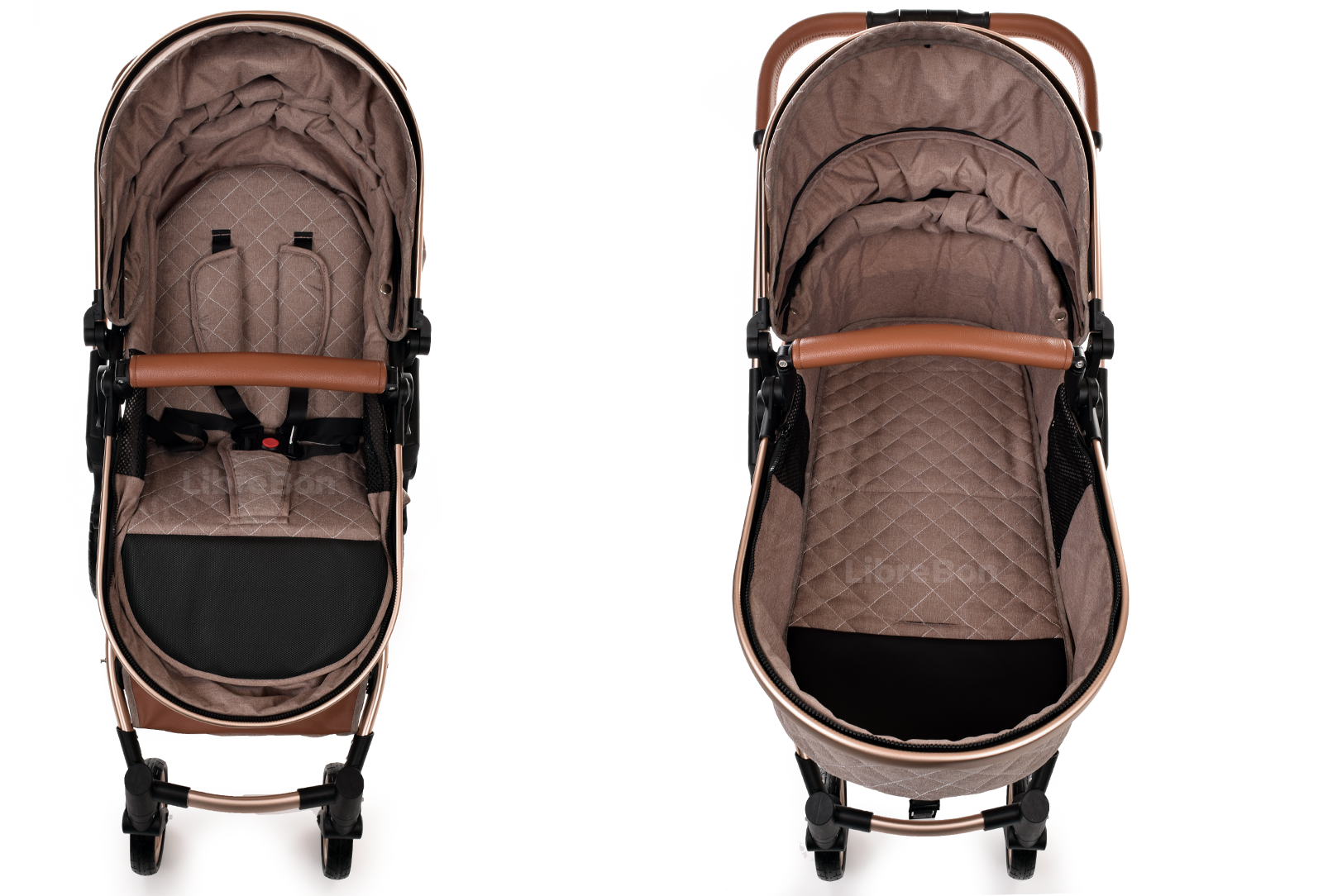 3 in 1 Pram Newborn Baby Buggy Set Travel System with Car Seat Folding ...