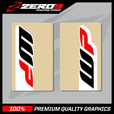 WP UPPER FORK DECALS MOTOCROSS GRAPHICS MX GRAPHICS CLEAR 16 | eBay UK