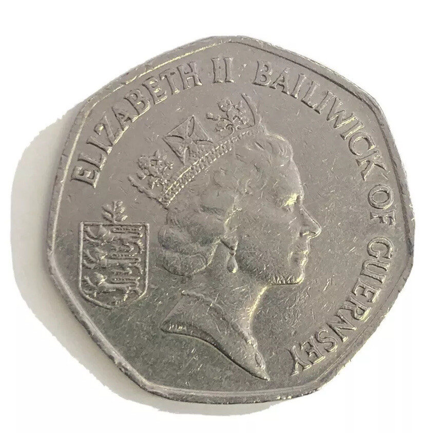 1997 BAILIWICK OF GUERNSEY FREESIA FLOWERS 50p COIN | eBay UK