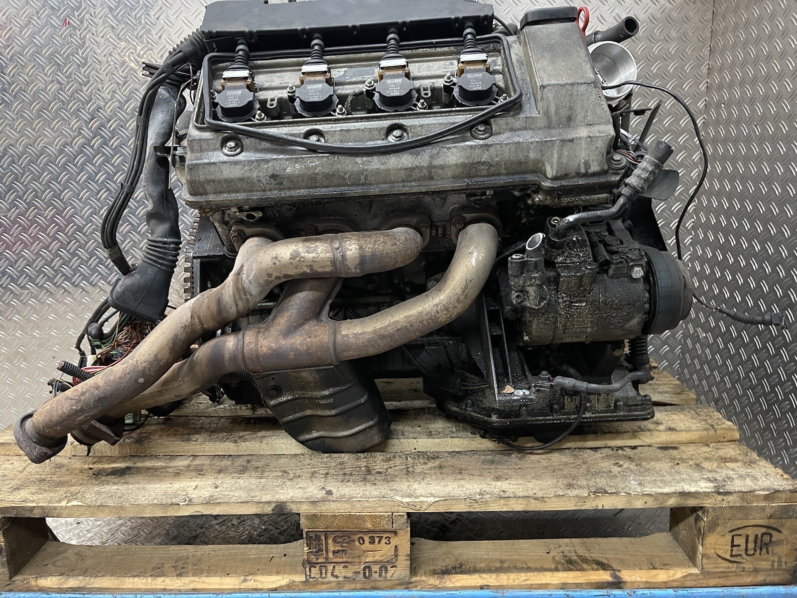 BMW E39 535i V8 M62B35 235PS Motorblock Zylinderkopf Motor #25457 | eBay.de