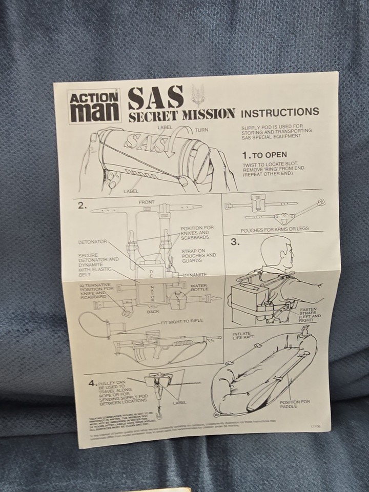 Vintage Action Man Sas Secret Mission Boxed. Palitoy. | eBay UK
