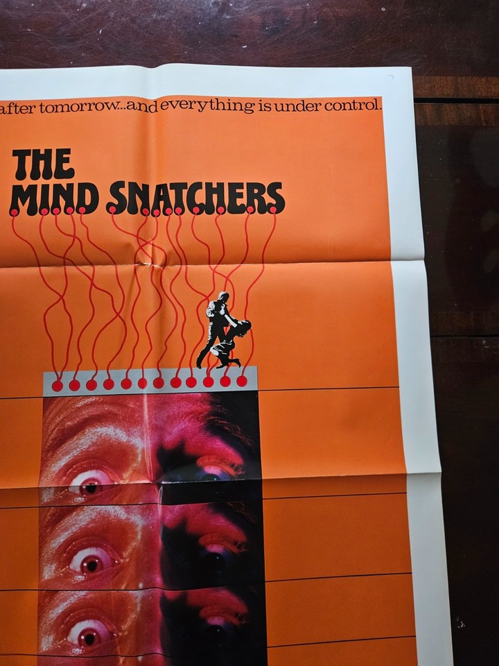 1972 THE MIND SNATCHERS Original 1 Sheet Poster 27x41 Christopher ...