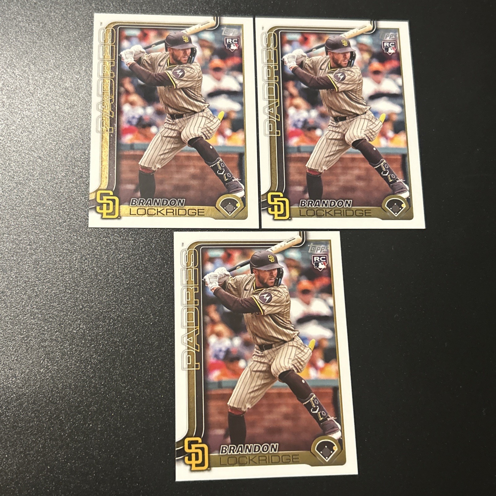 2025 Topps Series 2 Brandon Lockridge Rookie 3-Card Player Lot #568 ...