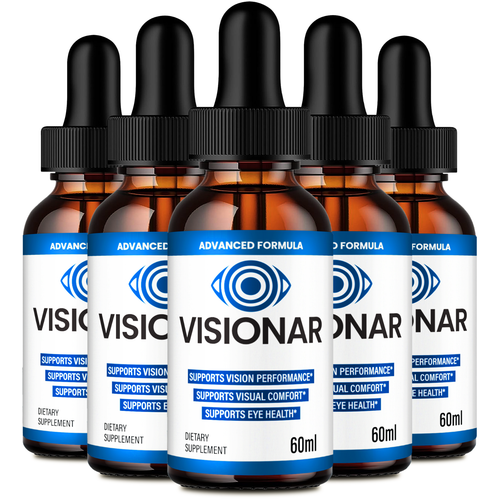 Visionar Drops, Official Visionar Eye Health Supplement Droppers (5 ...