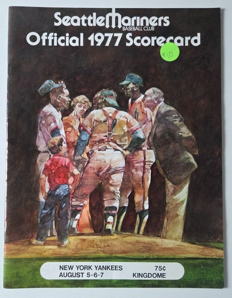 Vintage Lot Of 7 Seattle Mariners Programs 1977,1980,1981,1982,1983 ...