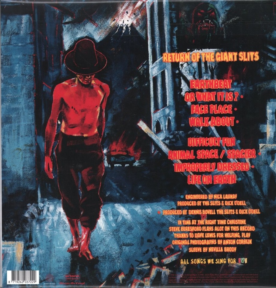 Slits Return of the Giant Slits LP vinyl Europe Music On Vinyl 2025 ...