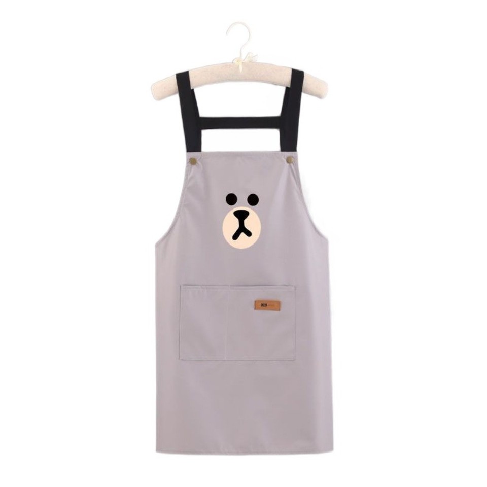 Oil Proof Cartoon Cook Apron Waterproof Restaurant Uniform BBQ Baking ...