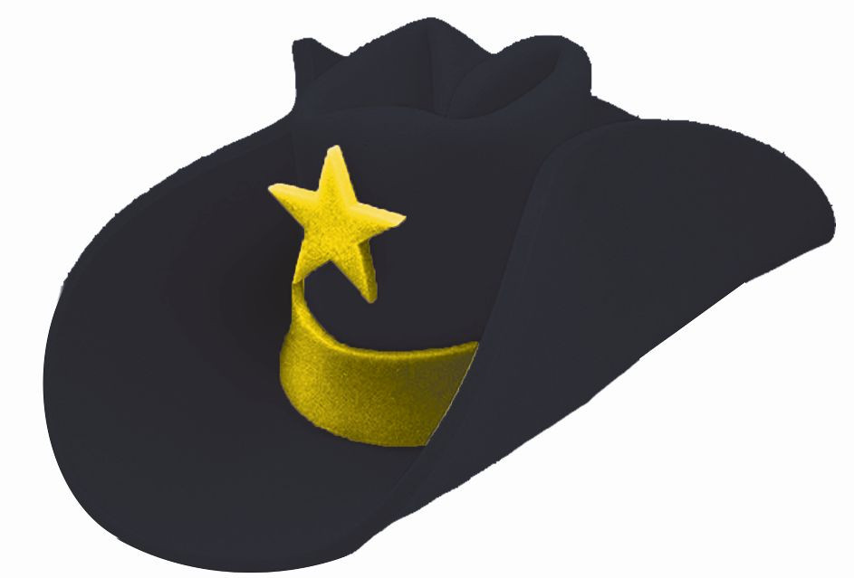 JUMBO FOAM BIG LARGE COWBOY 40 GALLON WESTERN OVERSIZED COSTUME HAT RED ...