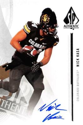 Nick Kasa autographed Football Card (Colorado) 2013 Upper Deck #64 ...