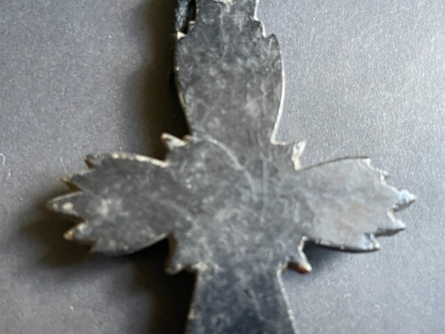 Victorian Mourning Irish bog oak Carved Cross Pendant wheat-sheaf ...