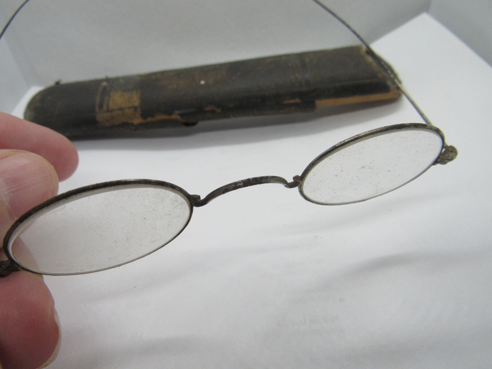 Antique 1800s Civil War Era Eyeglasses Spectacles Fra… - Gem