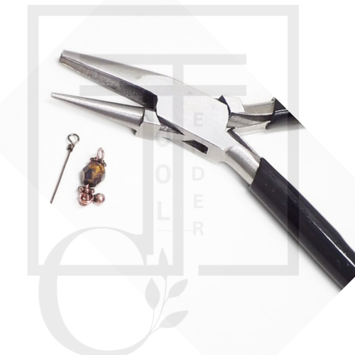 Concave & Round Nose Pliers Jewelry Making Metal Ring Wire Bend Form ...