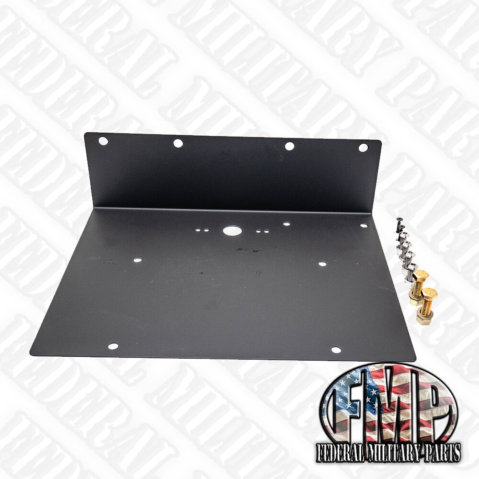 HUMVEE REAR LICENSE PLATE BRACKET FRAME + LIGHT- PJ - NO DRILL TO ...
