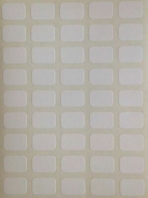 180 Mini White Sticky Retail Labels 9 x 13mm Small Price Stickers Self ...