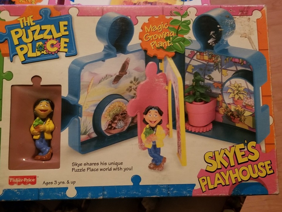 Vintage Fisher Price - Puzzle Place 4 Playhouse Sets Original Boxes NOS ...