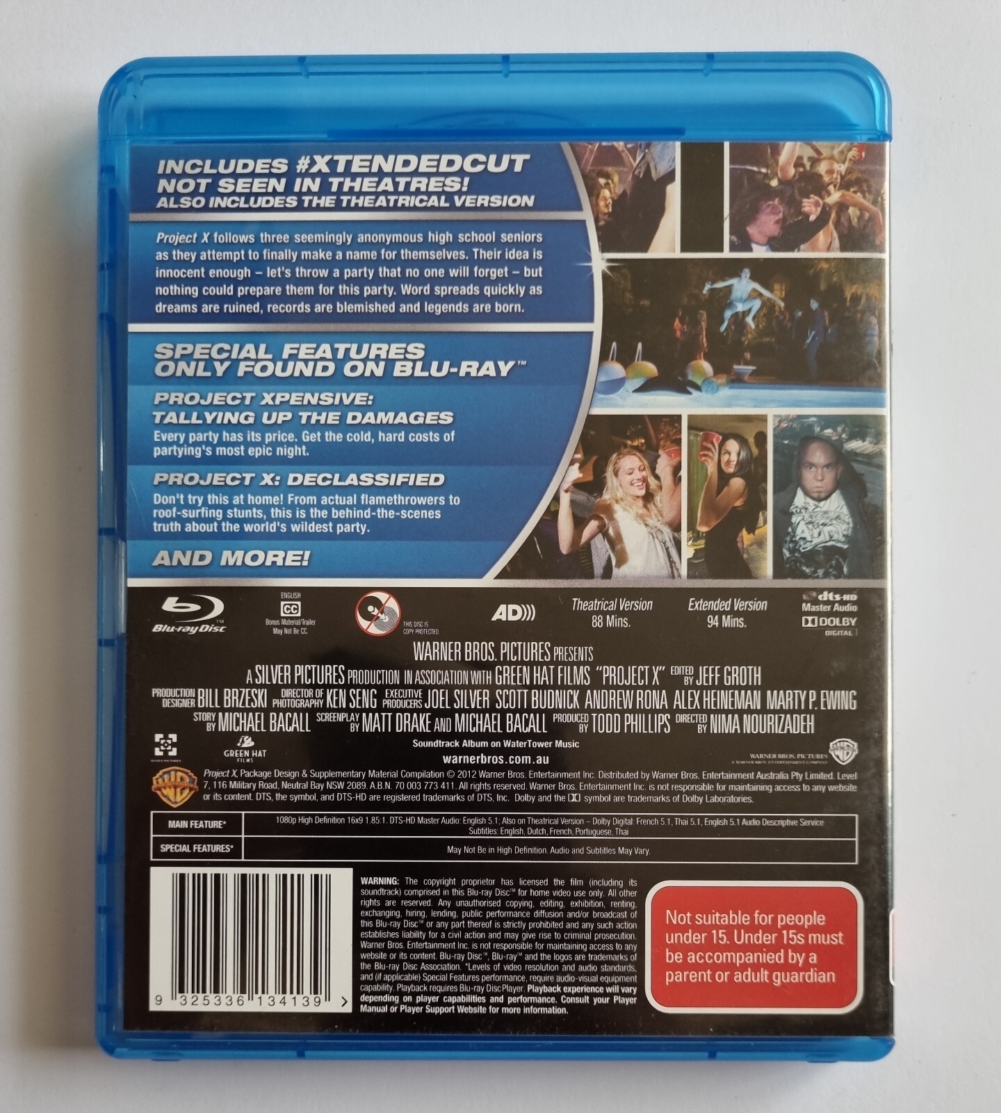 Project X (2012) - Genuine Blu-Ray - Comedy Movie 9325336134139 | eBay