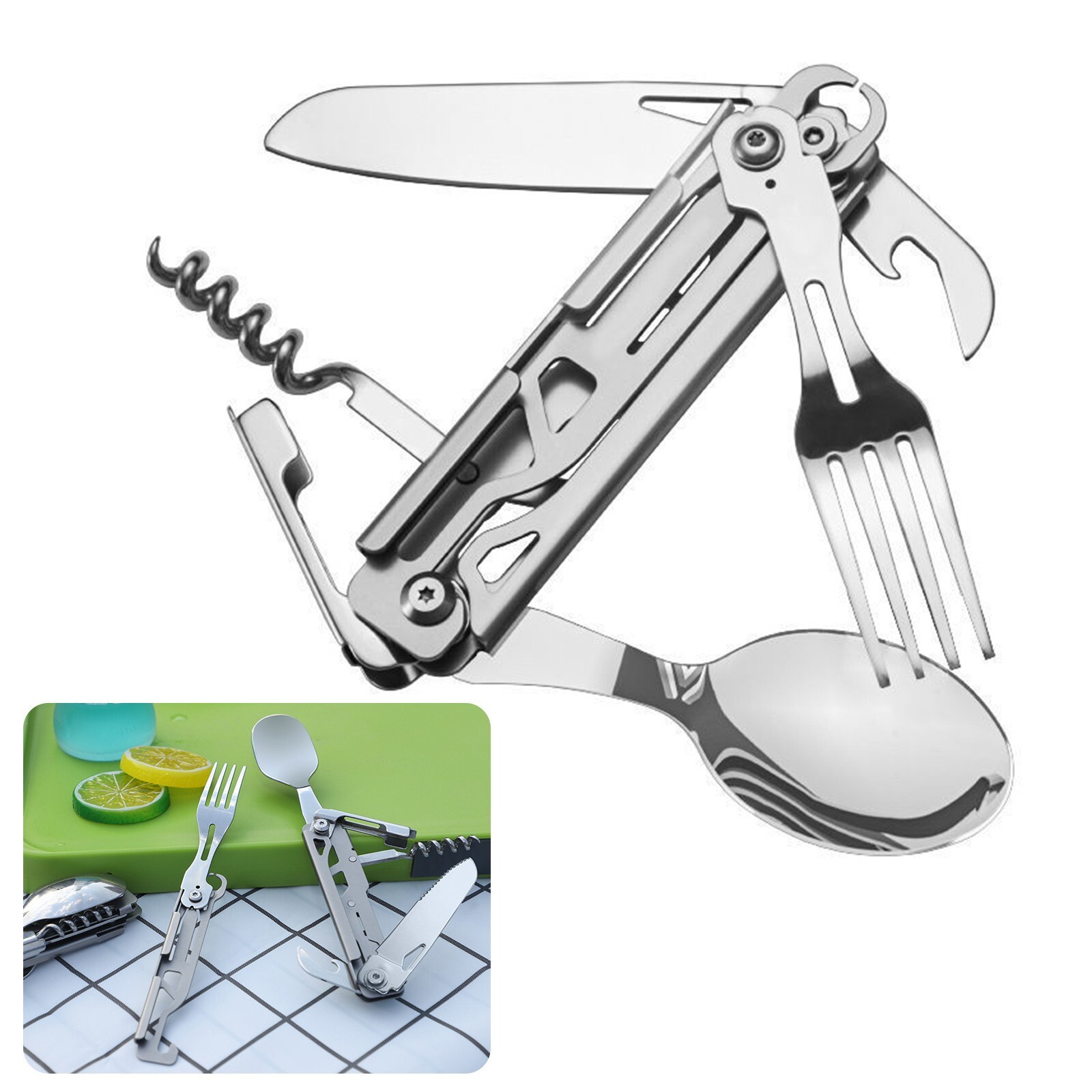 Lightweight and Convenient Camping Utensils Set with Pocket Sized ...