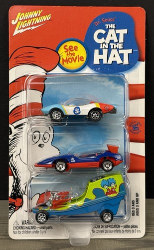 Johnny Lightning Dr. Seuss The Cat in the Hat 1:64 Diecast Car 3-Pack ...