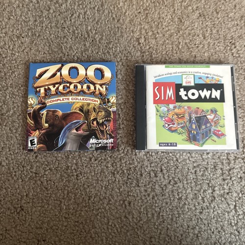 Zoo Tycoon Complete Collection PC Game With SIMtown | eBay