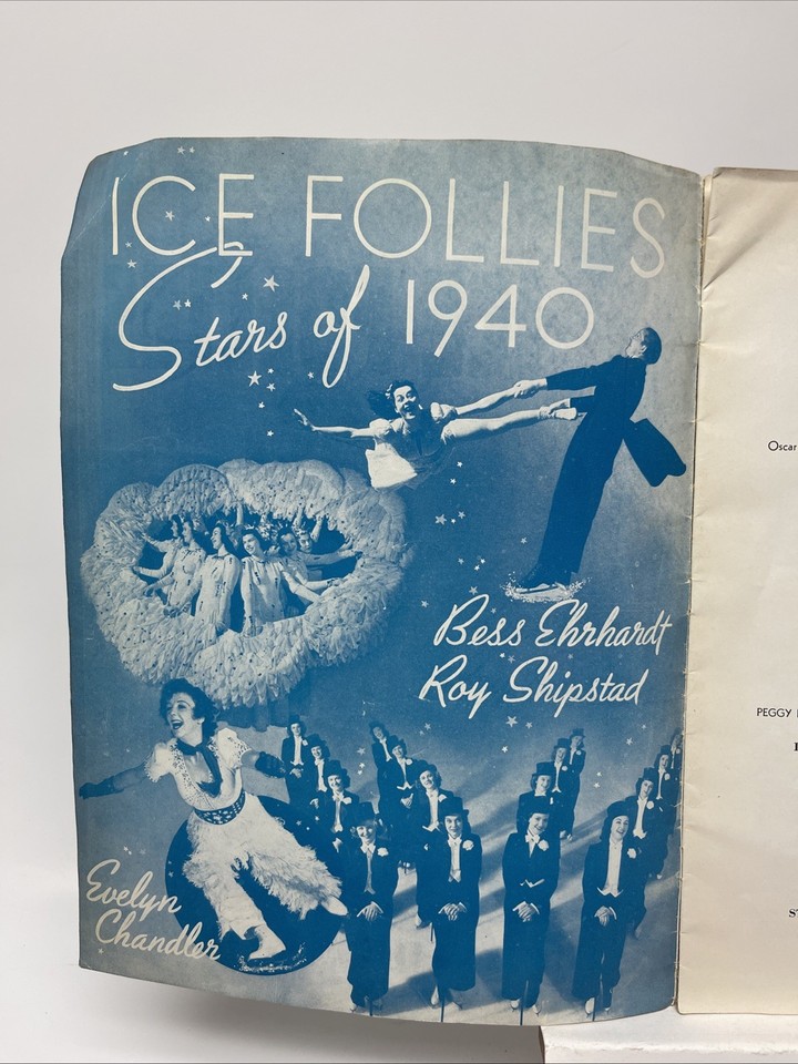 Ice Follies of 1940 Official Program November 1939 Riverside Stadium ...
