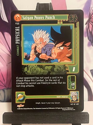 Dragon Ball GT TCG Saiyan Power Punch 235 Baby Saga Unlimited Rare! | eBay