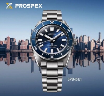 Seiko Prospex SPB451J1 Sea 1965 Heritage Diver's Blue Automatic Analog ...