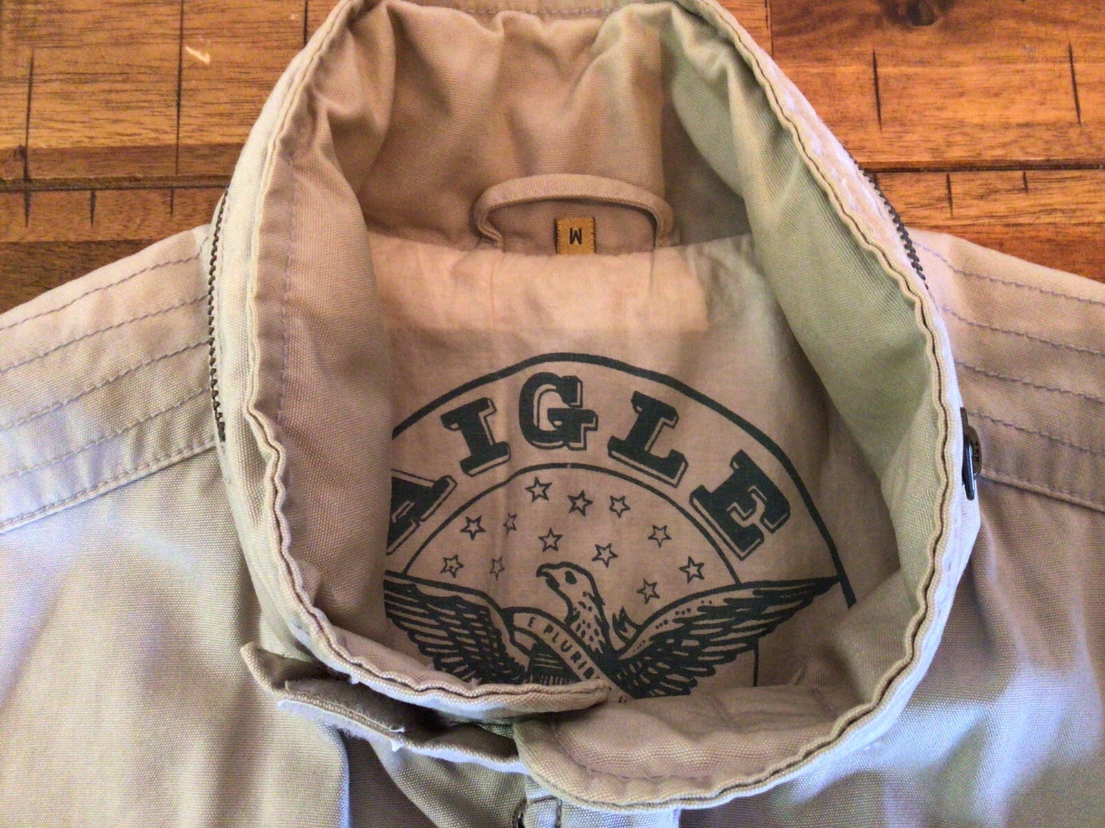 Men’s Aigle Vest Field Tan Fishing Outdoor 5 Pockets Size Medium ...