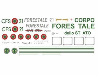 Decal 97 Bell 412 Forestale CFS 21 | eBay