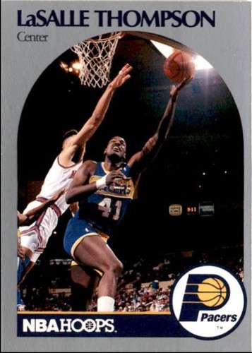 1990-91 Hoops Basketball Card LaSalle Thompson Indiana Pacers #140 | eBay