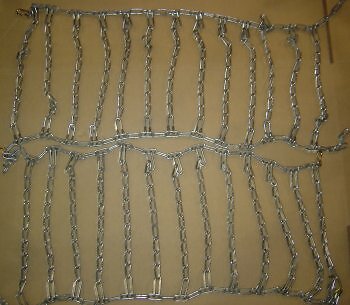 Parts 26x12.00-12 Tire Chains 2 link spacing 1 pair Snow Thro_ Chain ...