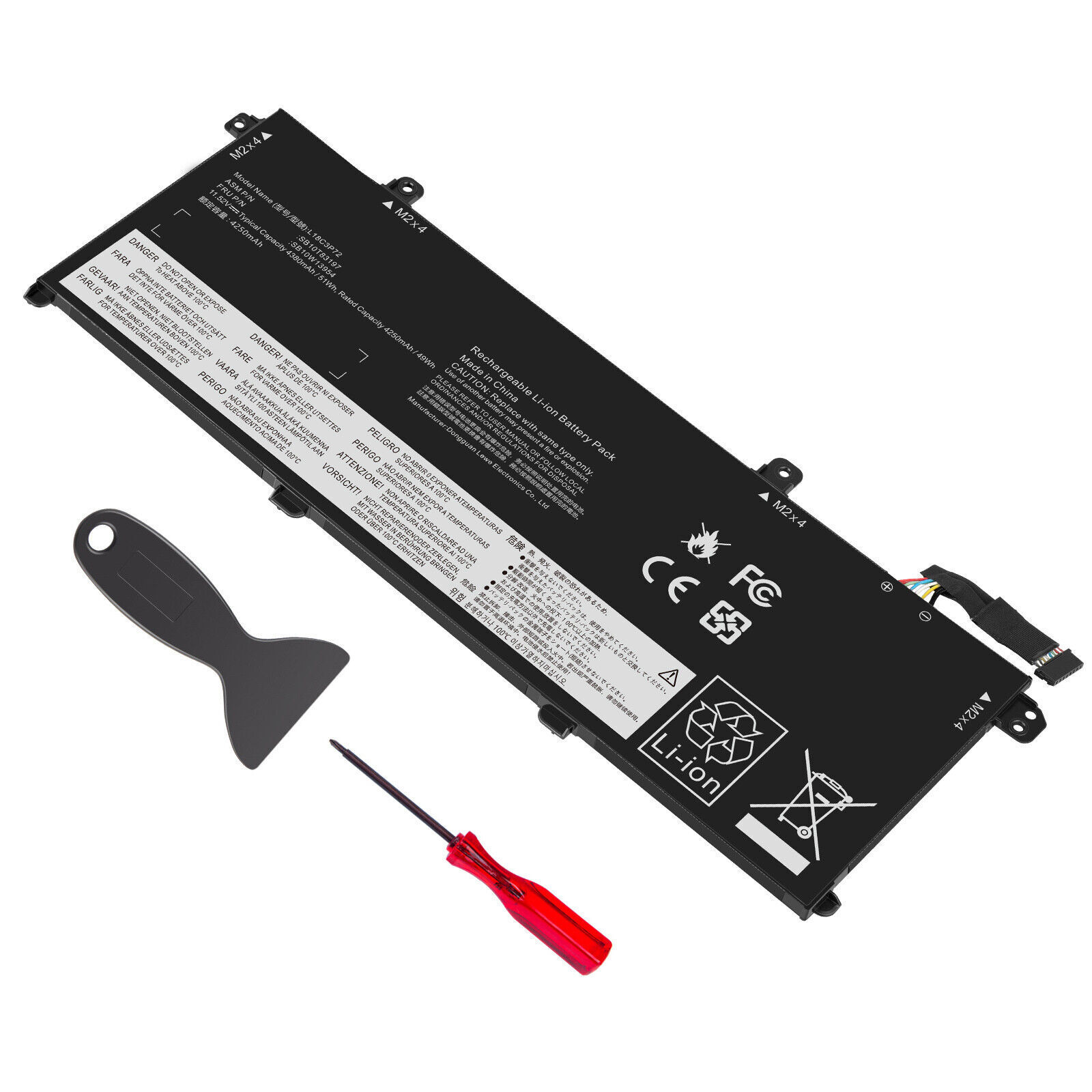 L18M3P73 Battery For Lenovo ThinkPad T490 T495 P14s T14 Gen 1st 2nd ...