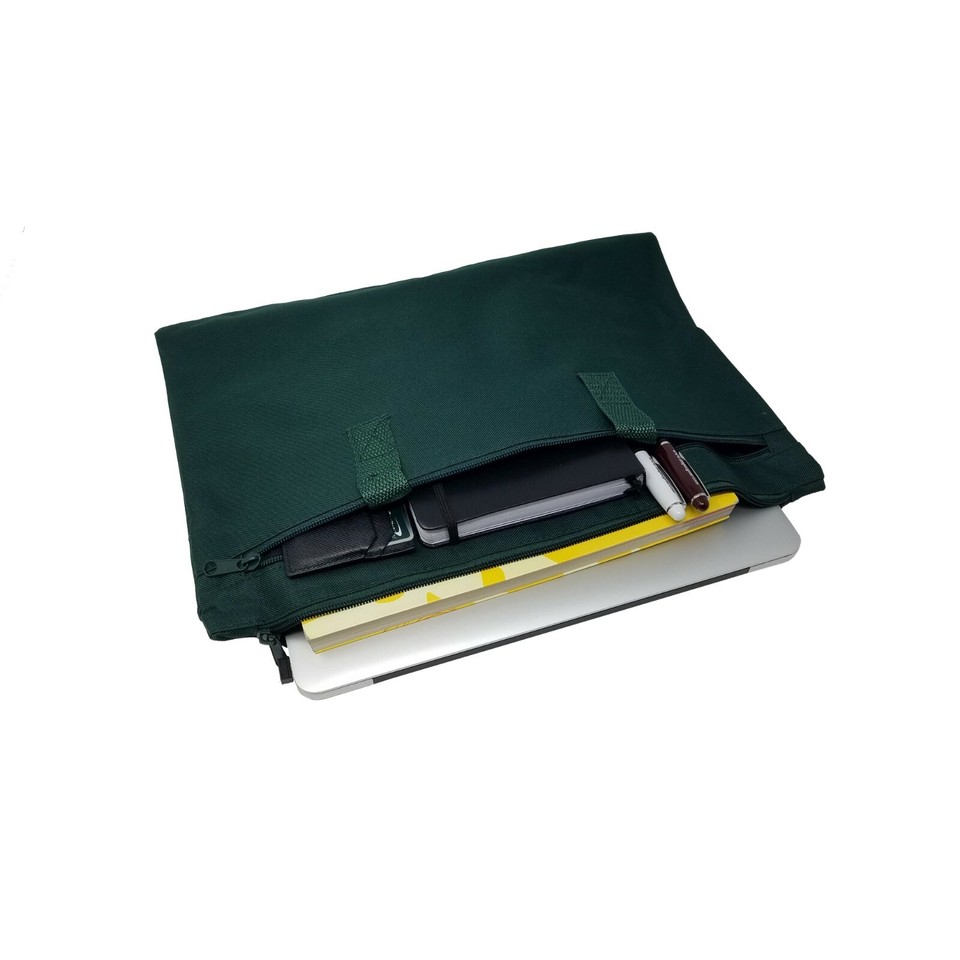 2 Pieces Large Zippered Carry Pouch Bag Documents Bags W Handle ...