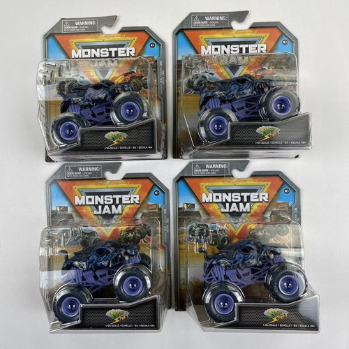 Spin Master Monster Jam SET OF 4 “Night Storm” Series 36 Collectible ...