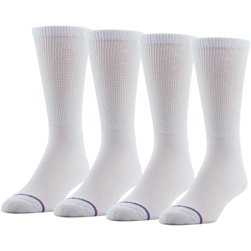 womens Peds Crew With Non-binding Top Cushion 4 Pairs diabetic socks ...
