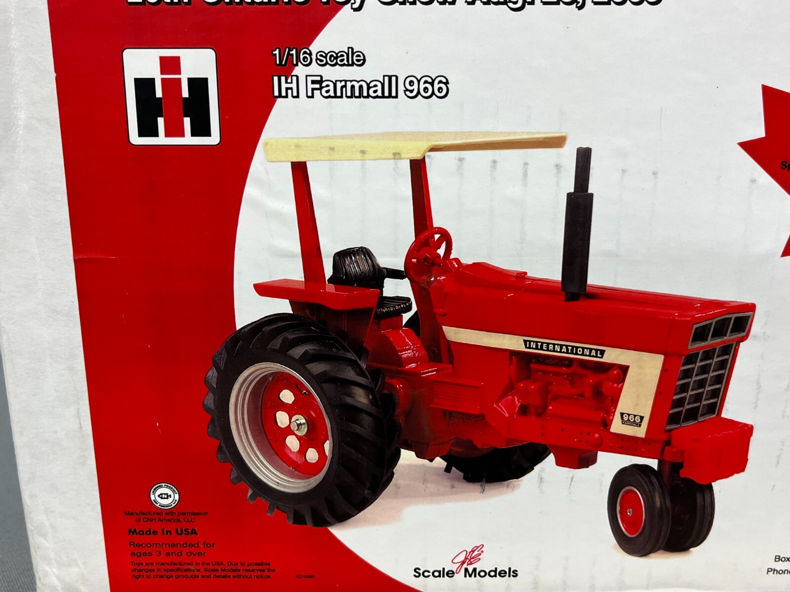 International IH 966 Tractor w/ Narrow Front ROPS 1:16 Farmall Ontario ...