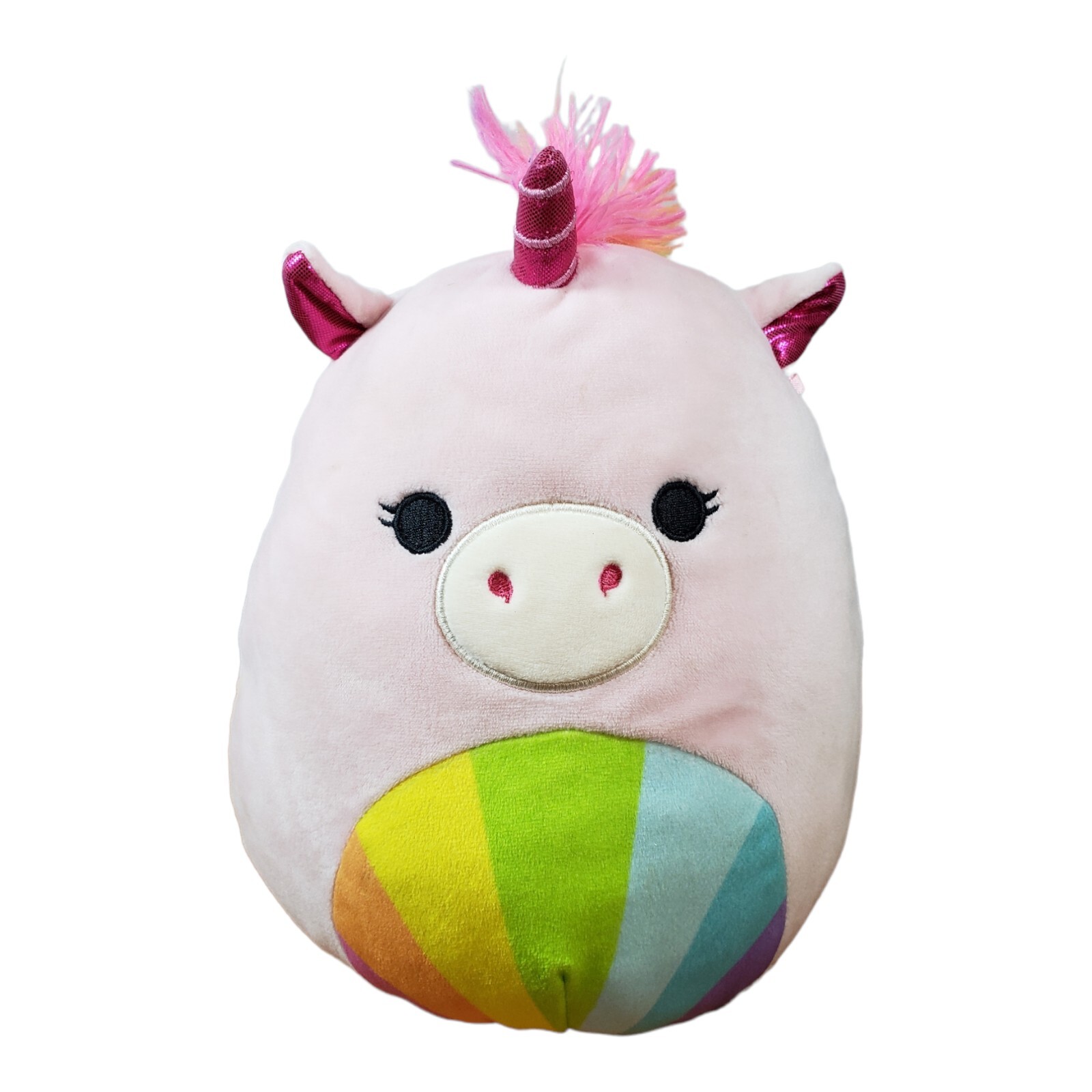 Squishmallow 9" Rainbow Pig Unicorn Plush Toy Mohawk | eBay