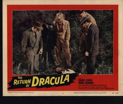 Return Of Dracula Francis Lederer The Return Of Dracula (1958)