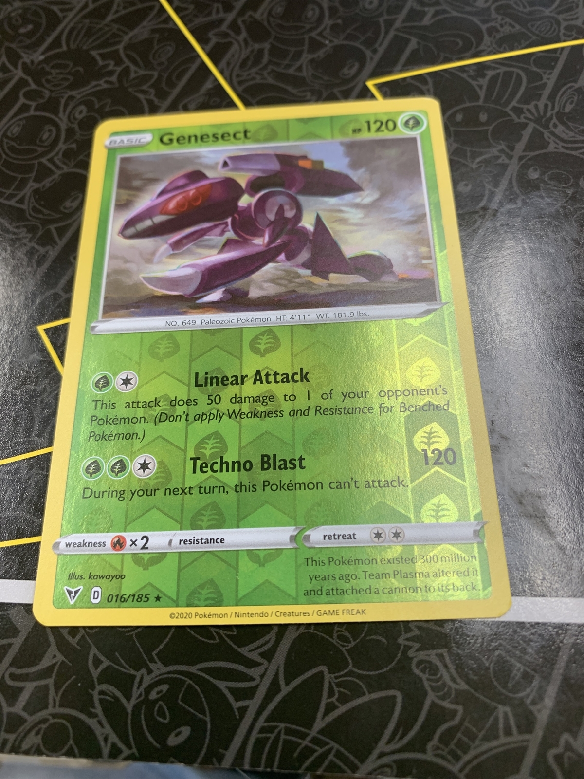 x1 Genesect - 016/185 - Holo Rare - Reverse Holo Pokemon SS04 Vivid ...