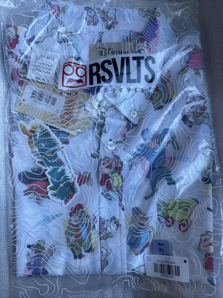 RSVLTS DISNEY MR. TOAD’S MOTOR MANIA D23 EXPO 2024 EXCLUSIVE SHIRT MENS ...