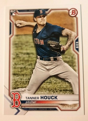 2021 Bowman TANNER HOUCK Base RC Rookie Card #21 Boston Red Sox | eBay