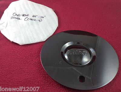 Effen Wheels Gloss Black Custom Wheel Center Caps Set of 2 # C902-4 (24 ...