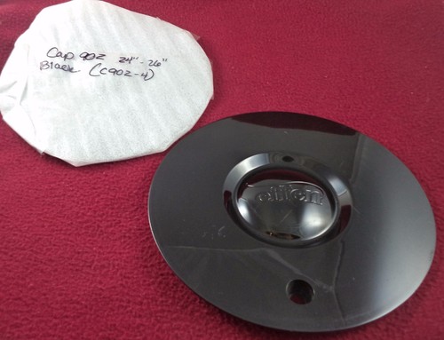 Effen Wheels Gloss Black Custom Wheel Center Caps Set of 2 # C902-4 (24 ...