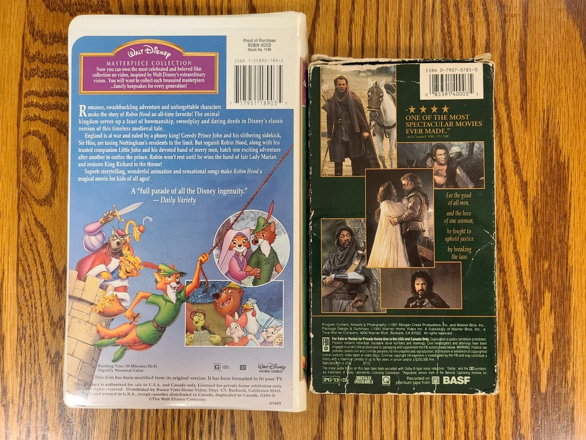 Robin Hood Vhs Ebay
