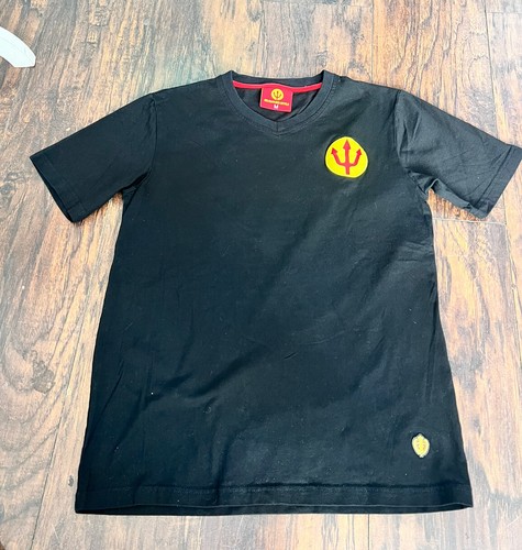 Belgian Red Devils T Shirt Soccer Football Black Yellow Size M UNISEX ...